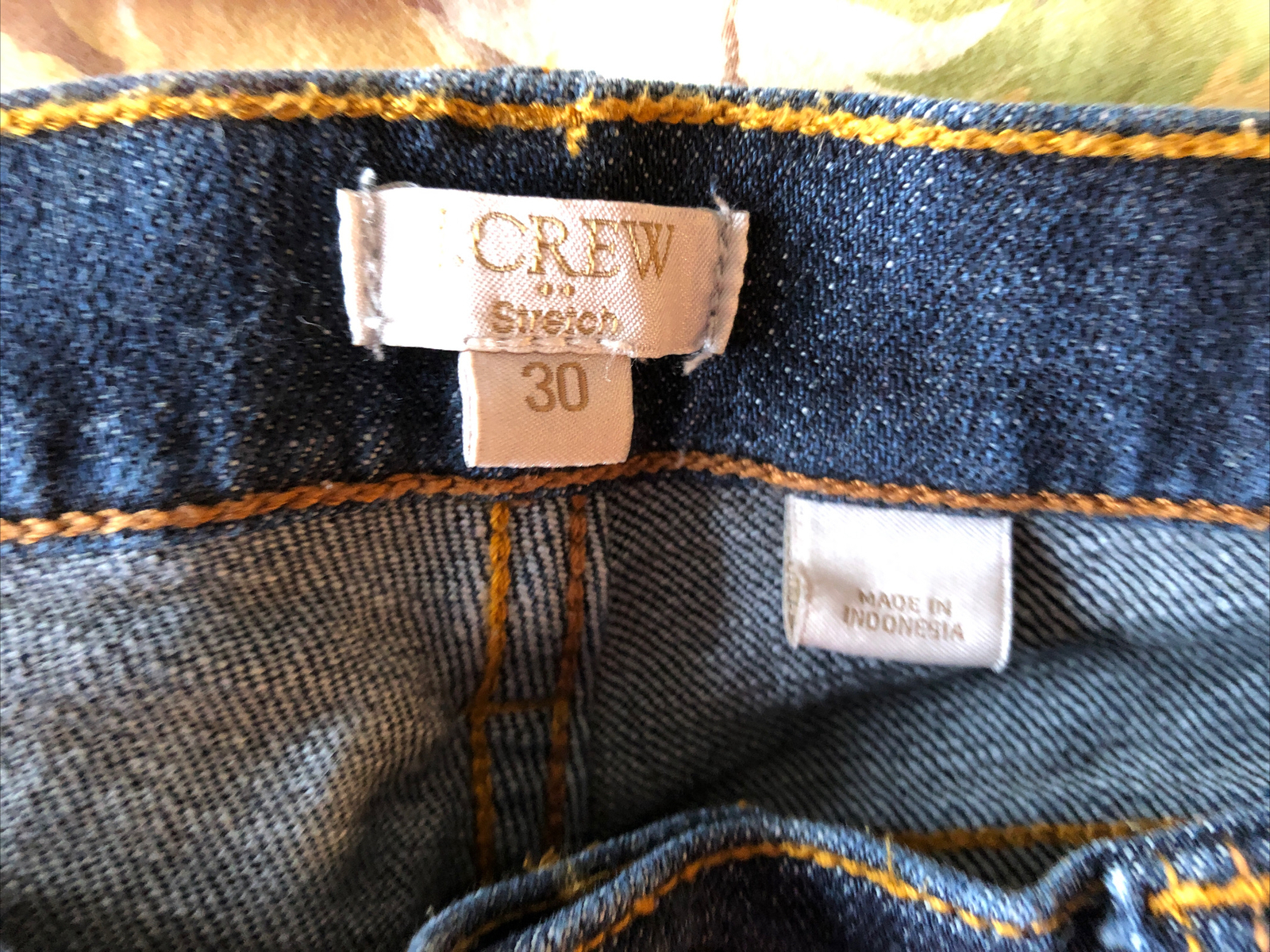 J. Crew Stretch Denim Dark Blue Jeans Women's SZ 30 RN 77388 | eBay