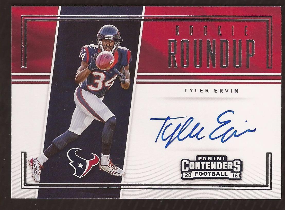 ET 2016 Panini Contenders Rookie Roundup Autograph #25 Tyler Ervin AUTO ...