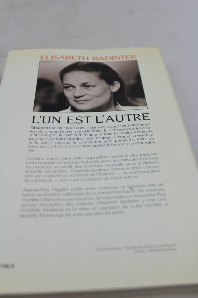 ONE Is the Other Elisabeth Badinter 1986 Mk 982 | eBay