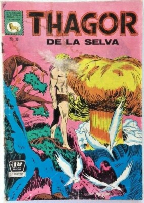 Thagor de la Selva Spanish Mexican Comic 30 Mexico (1971) Avestruz La ...