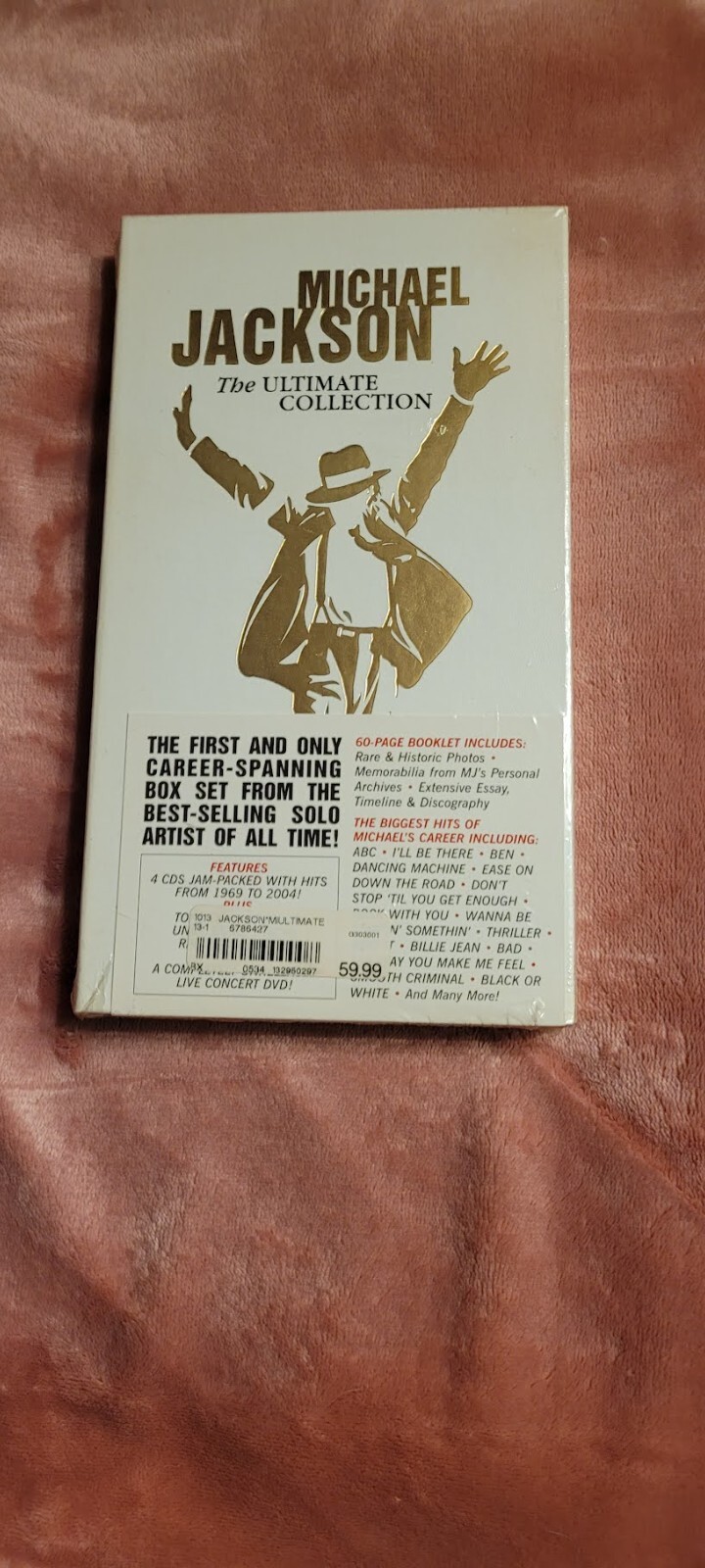 Michael Jackson "Ultimate Collection" 4 CD/DVD White Box Boxset* | eBay