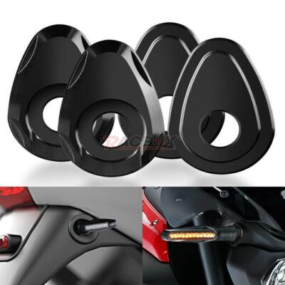 4x Motorcycle Turn Signal Indicator Adapter Spacers For Yamaha Suzuki ...