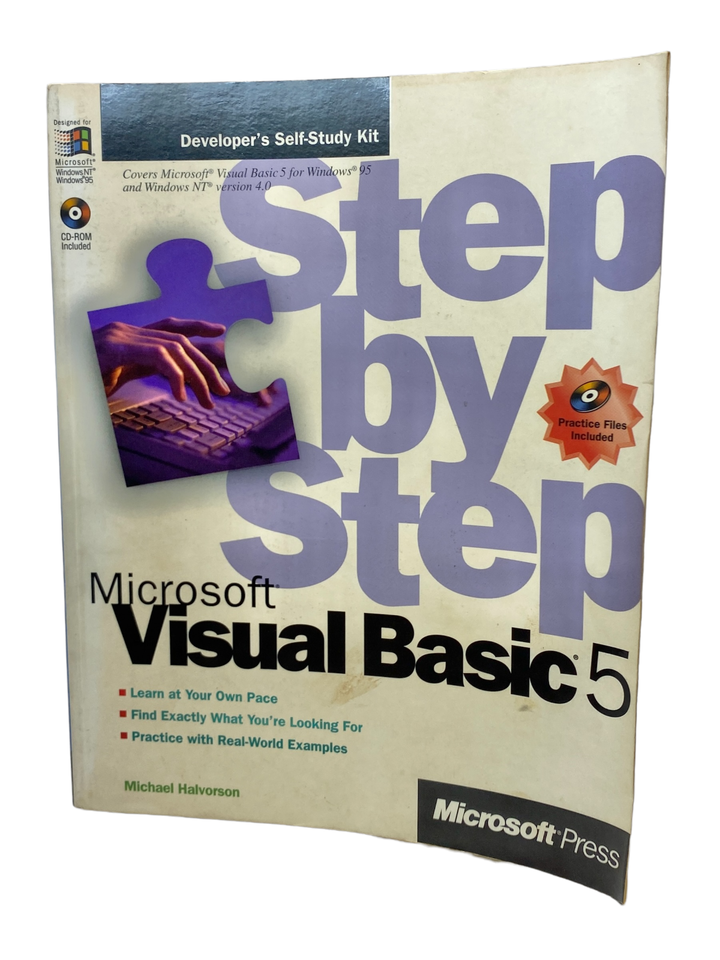 Step by Step - Microsoft Visual Basic 5 - Microsoft Press - CD-ROM Included! | eBay