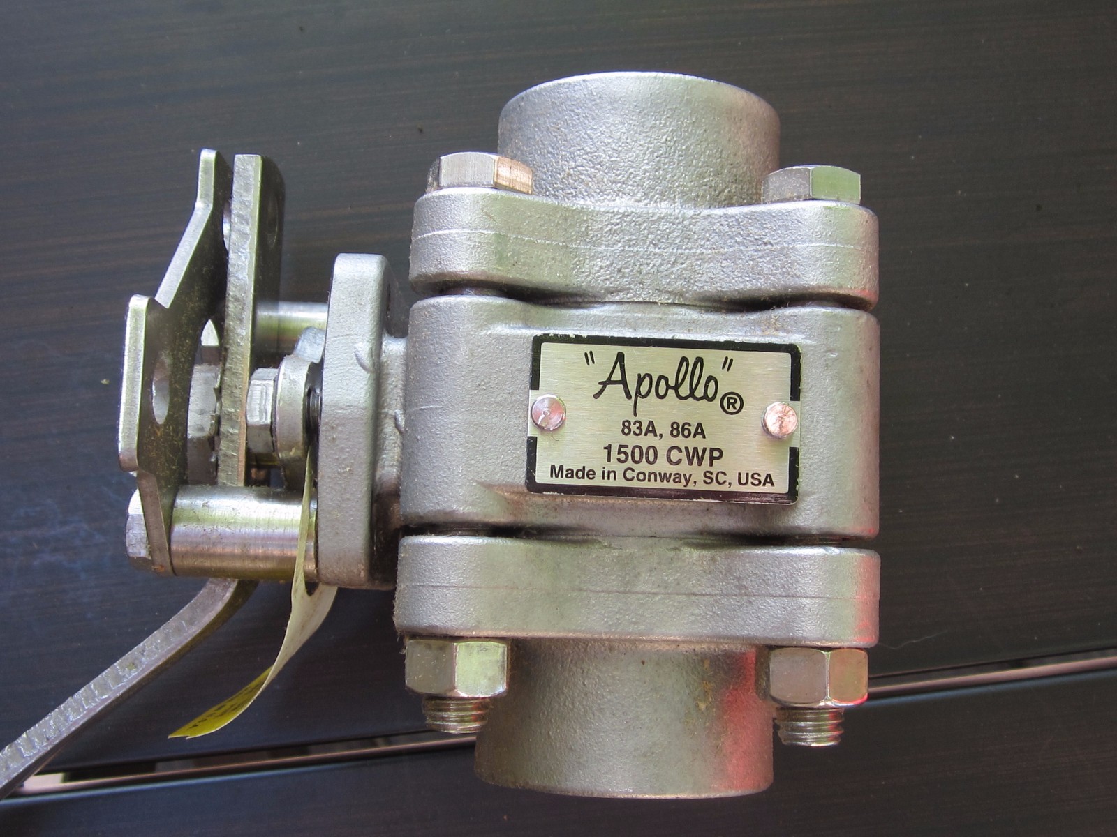 1'' NPT Apollo #86A-105-01 316 SS Threaded End Ball Valve Full Port 3 ...