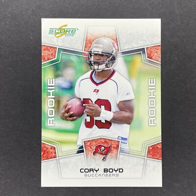 2008 Score #428 Rookie Cory Boyd RC Rookie Card Tampa Bay Buccaneers | eBay