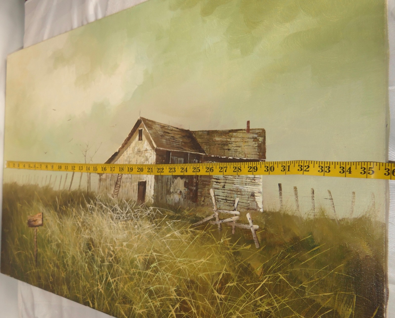 OIL PAINTING SIGNED KARL NEUMANN RUSTIC FARMS | eBay