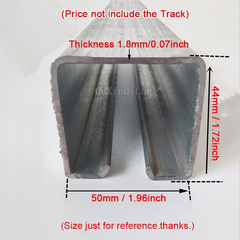 4PCS Industrial Heavy Sliding Door Rollers Hanging Rail Wheel Pulleys ...
