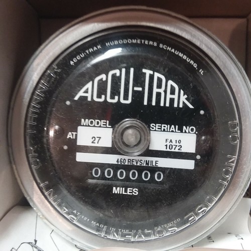 Accu Trak Hubodometer 460 Revolutions per Mile Rev/Mile MDL AT-27 new ...
