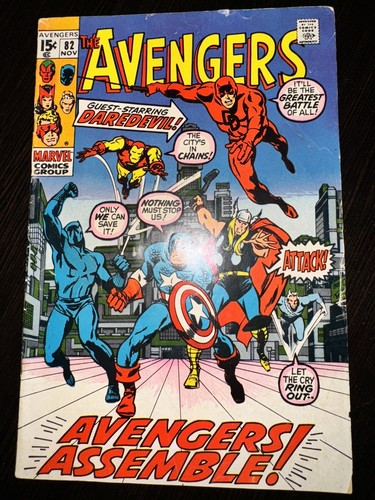 Marvel Comics, Avengers #82, 1970 | eBay