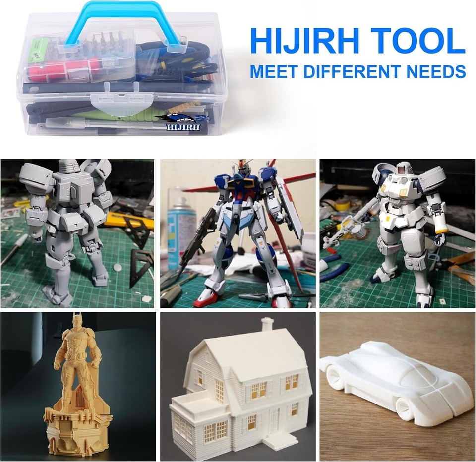 Complete 3D Printing Tool Kit - 165 Durable Tools & Electric Polishing ...