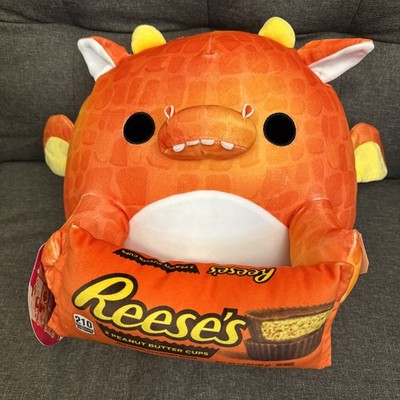 NWT Zuru Snackle FELIX Dragon 14” JUMBO Plush with REESE’S PB CUPS ...