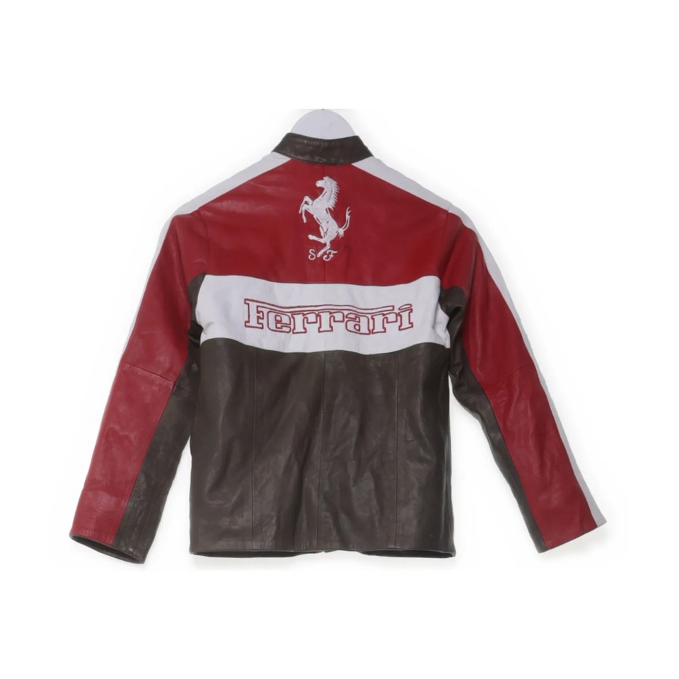 Ferrari, Jacke, Unisex (Erwachsene), Größe: S, Rot/Weiß/Grün, Print # ...