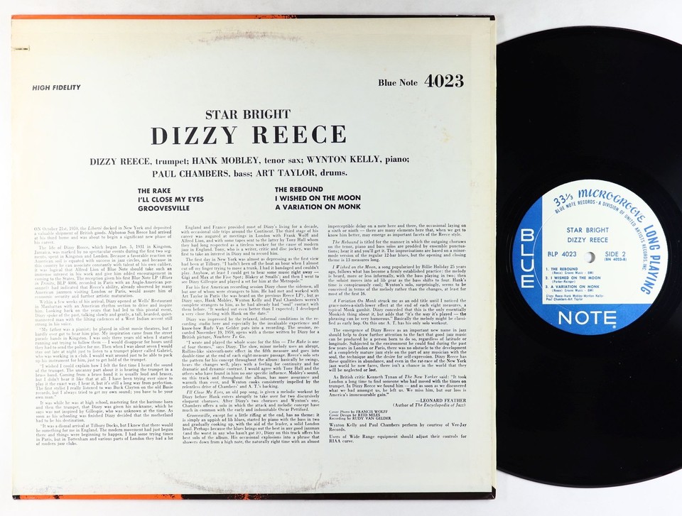 Dizzy Reece - Star Bright LP - Blue Note - BLP 4023 Mono VG+ | eBay