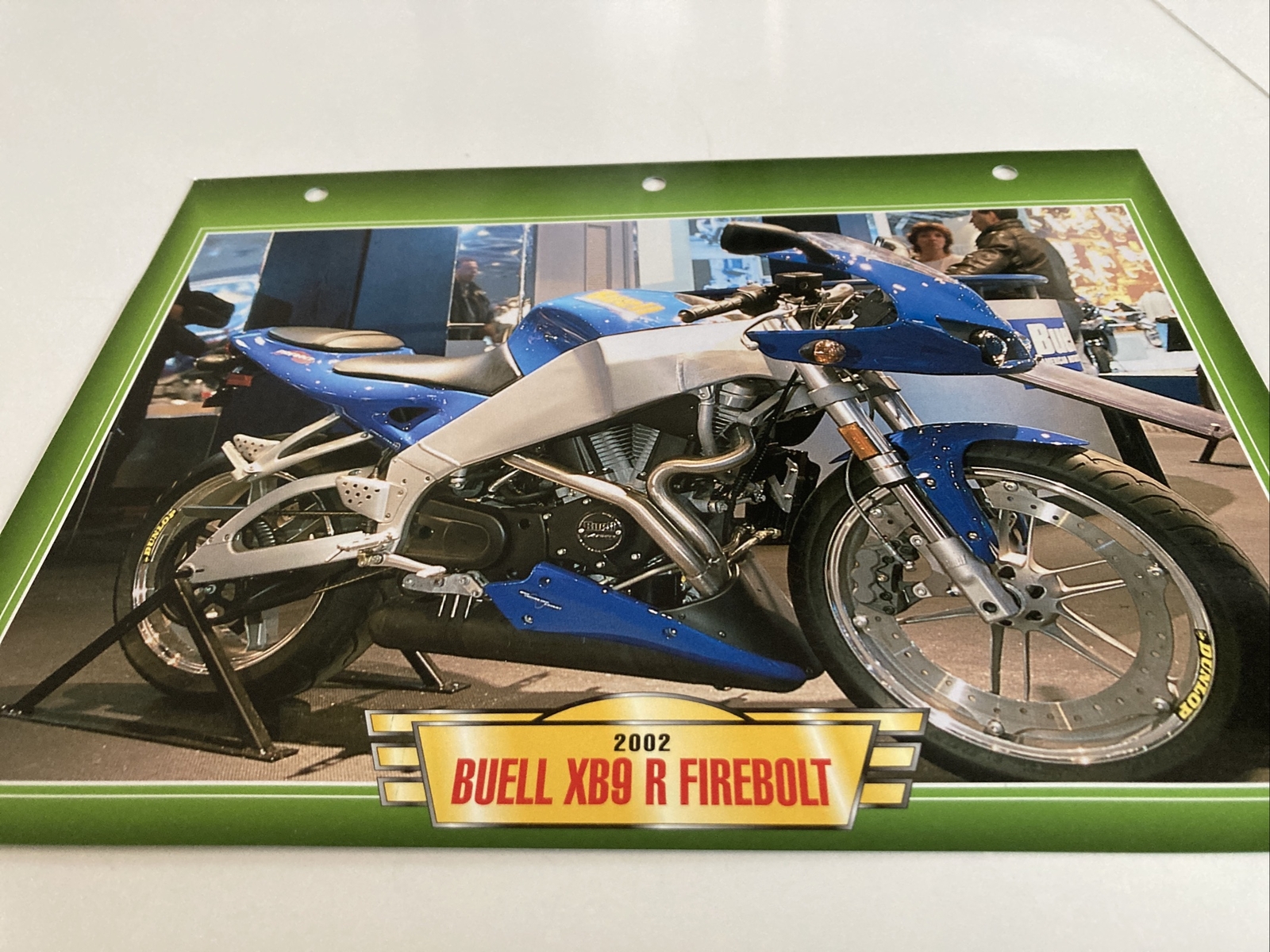 Buell XB9 R 1000 Firebolt 2002 Form Card Motorbike Passion Collection ...