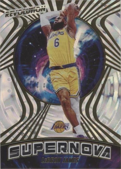 2021-22 Panini Revolution - Supernova LeBron James #5 Fractal for sale ...