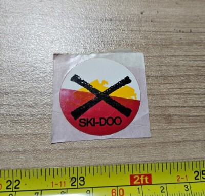 Vintage Ski-Doo Snowmobile Advertising X Sticker | eBay