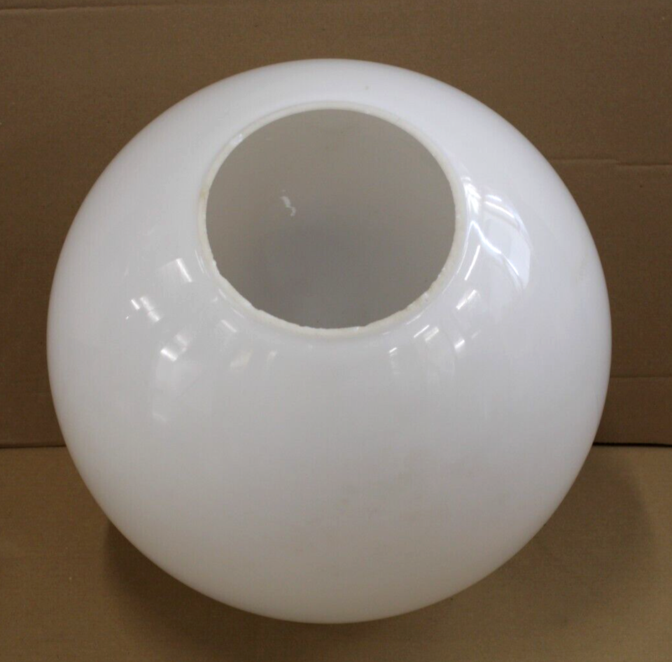 Large 16" Glass Sphere Diffuse Dome Cover for Garden Streetlight Decor ...