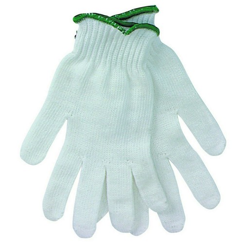 Polypropylene Coated White Knit GLOVES Light Duty Work Glove or Warm ...