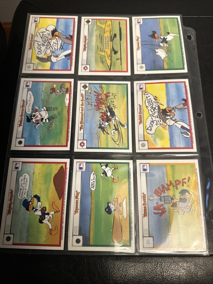 Upper Deck Looney Tunes Cartoon Baseball Cards Double Sided- Lot 24 | eBay