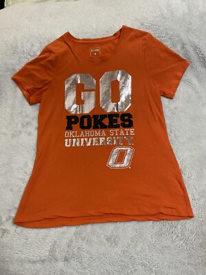 OSU Oklahoma State University Cowboys “Go Pokes” - Tee | Orange | XL ...