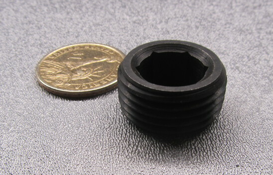 Black Oxide Hollow Jam Set Screws, 1"-12 x 1/2" Height, 5 Pieces | eBay