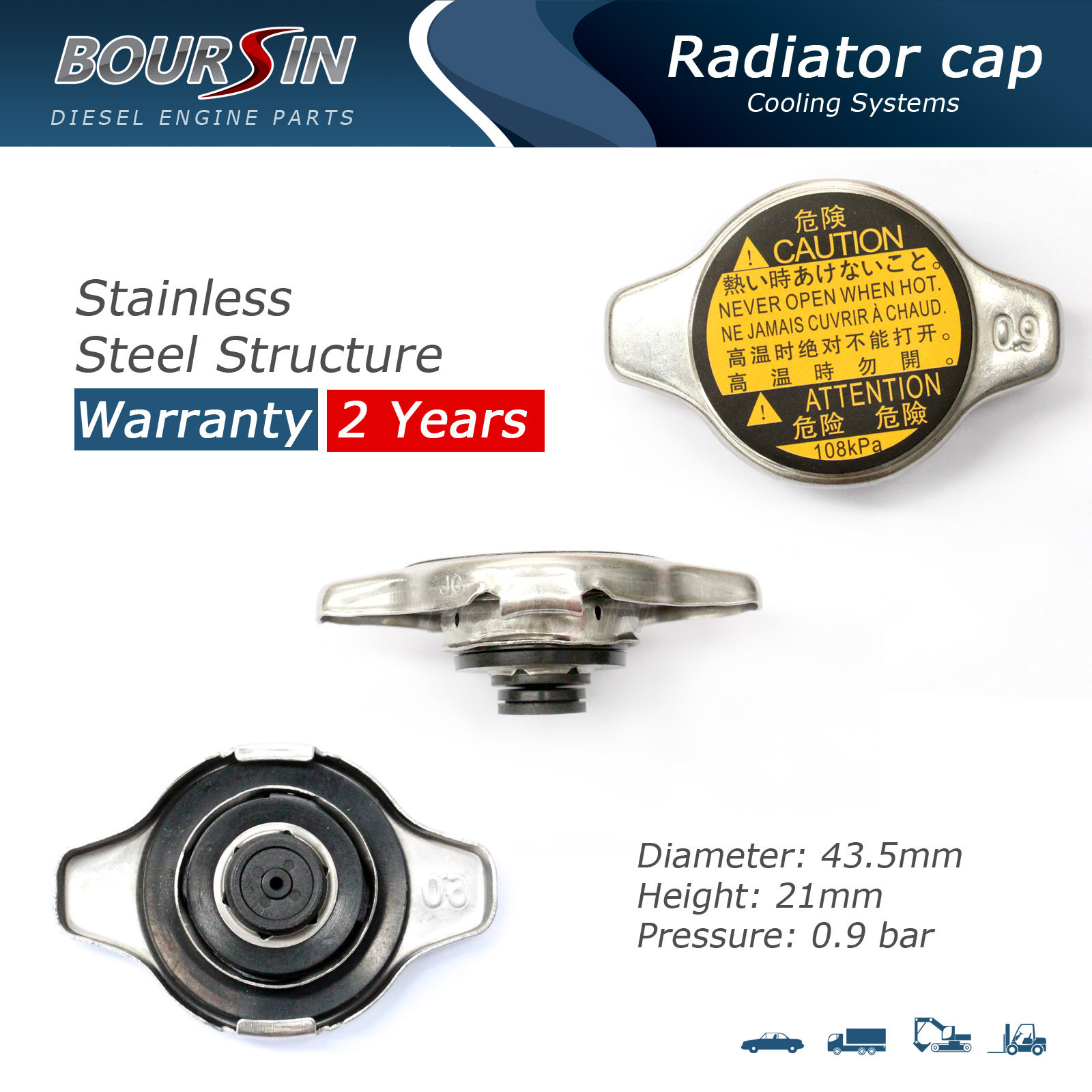 0.9 bar,Radiator Cap Sub-assy For Toyota Camry CE DX LE XLE SXV VZV 2 ...