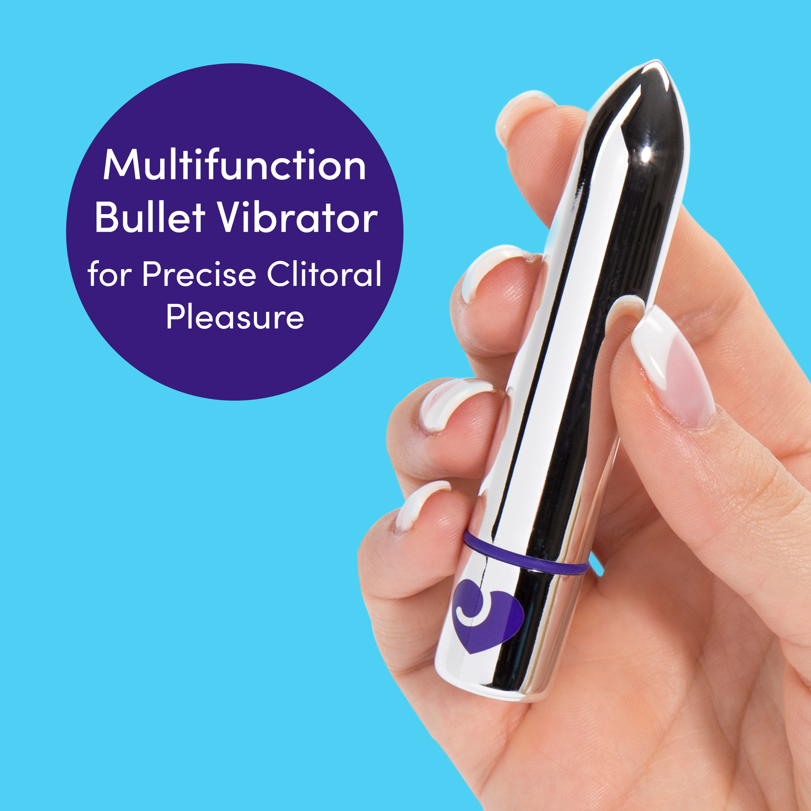 Lovehoney Powerful Bullet Vibrator - Silver Magic Clit Massager - 10 Functions | eBay