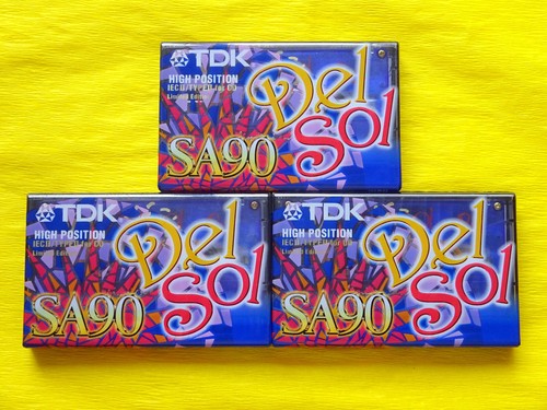 3x TDK SA 90 "Del Sol" Cassette Tapes 1997 + OVP + SEALED + | eBay