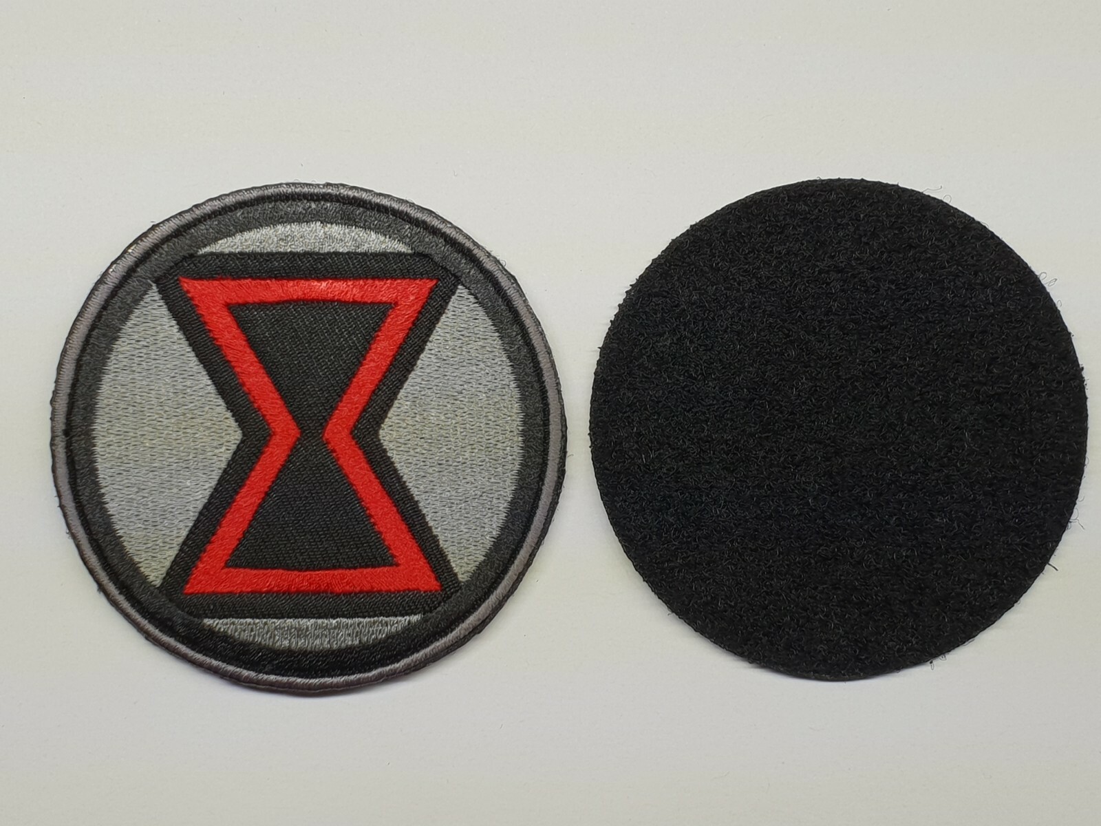 Black Widow logo Hook and Loop Patch Badge Tactical Morale Marvel comic ...