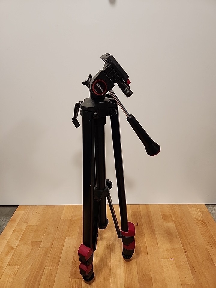 Red Accent Camera Tripod VTR55RA (Vintage) | eBay