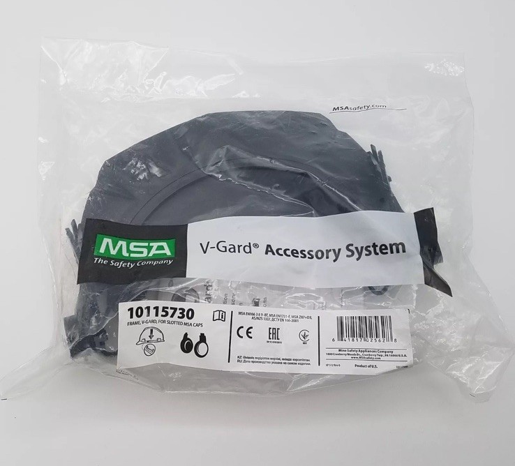 MSA 10115730 V-Gard Faceshield Frame for Slotted MSA Caps New | eBay