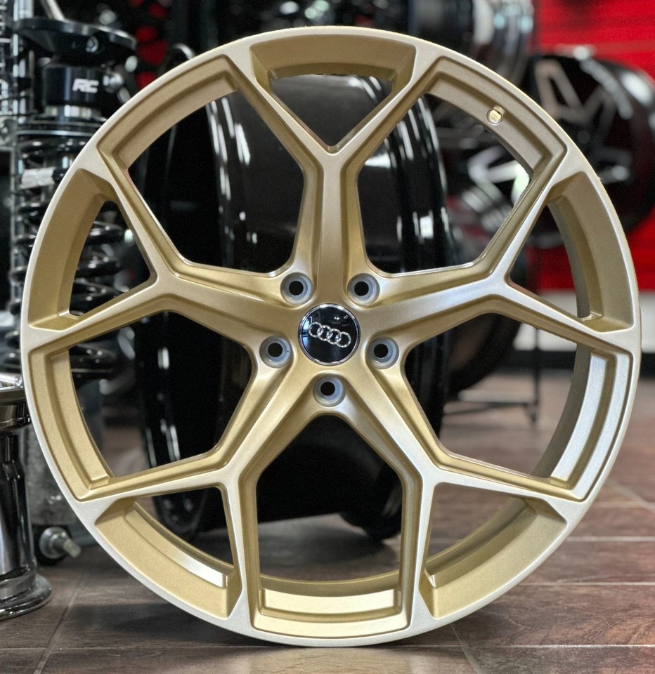 21'' inch RS6 Wheels fit Audi Q7 Q5 E-Tron Gloss Black A7 A8 Atlas S7 ...