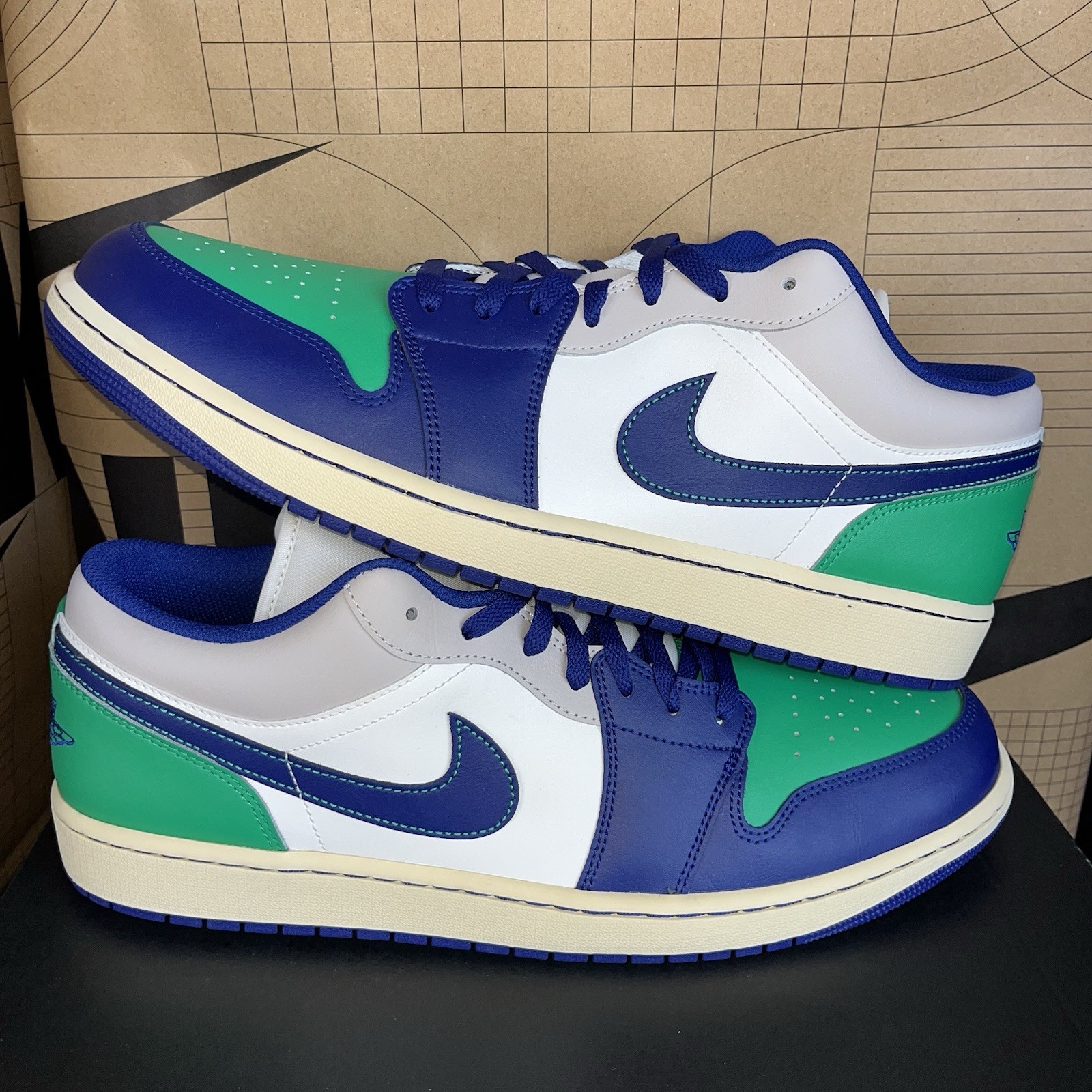 NEW Nike Air Jordan 1 Low Rare Air NBY 553558-147 Men's Size 16 | eBay