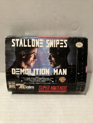 Demolition Man * Snes Box Only * Super Nintendo Original box | eBay