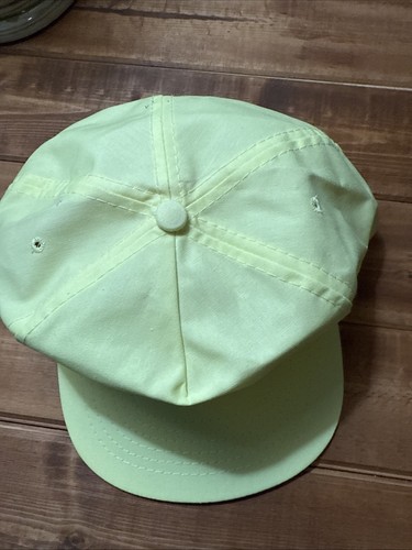 Vintage Blank Hat Snapback Cap Retro Rope Yellow 80s 90s Capital Caps ...