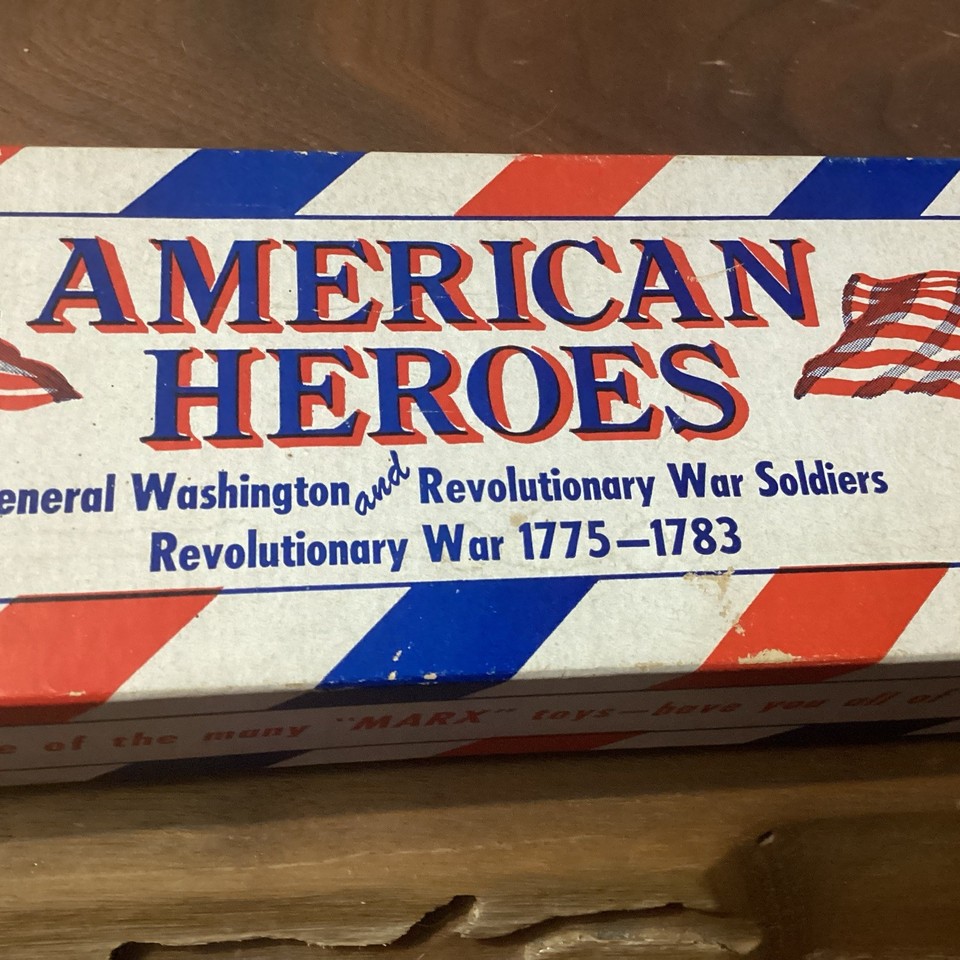 Vintage Marx American heroes George Washington and the Revolutionary ...