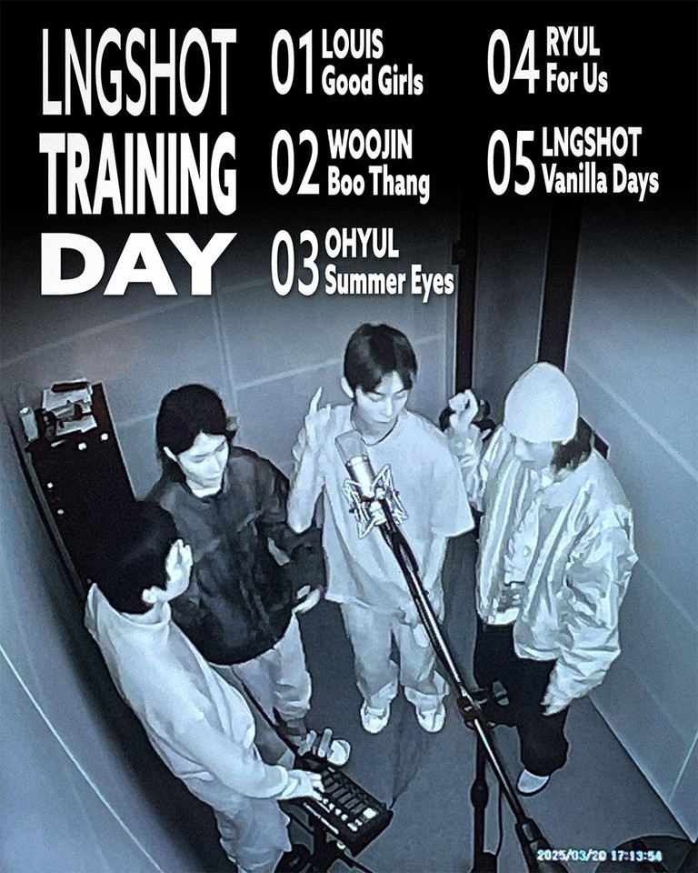 LNGSHOT TRAINING DAY EP Album LIMITED Ver/CD+Sticky Note+Photo Book+2 ...