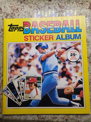 1981 Vintage Topps Baseball Sticker Album New Never Used Excellent ...
