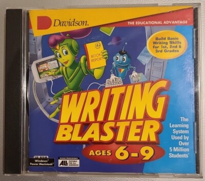 Davidson Writing Blaster. Ages 6-9 (Windows/Mac, 1998) Educational CD ...