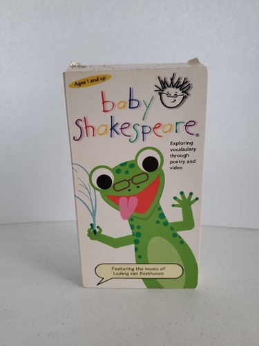 Baby Einstein Baby Shakespeare World Of Poetry VHS Tape Walt Disney ...