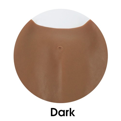 Roanyer Fake Silicone Twins Pregnant Belly Artificial Baby Tummy Belly ...