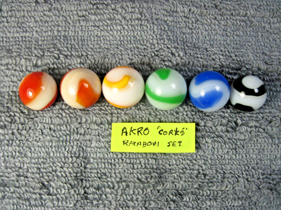 akro corkscrew marbles color lot | eBay