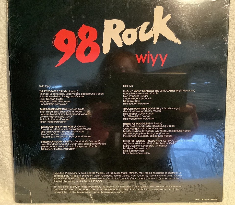 98 Rock Vol. II Compilation LP 1982 Radio WIYY 97.9 Baltimore Hard Rock ...