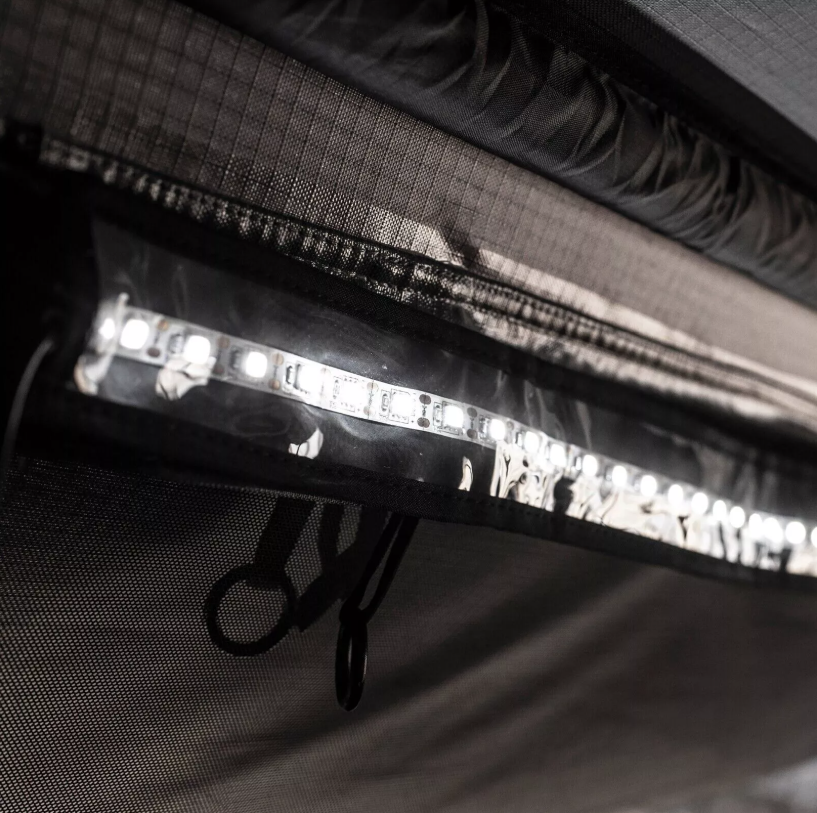 SmittyBilt GEN2 Overlander Rooftop Tent XL Gray w/ Mattress & Ladder ...