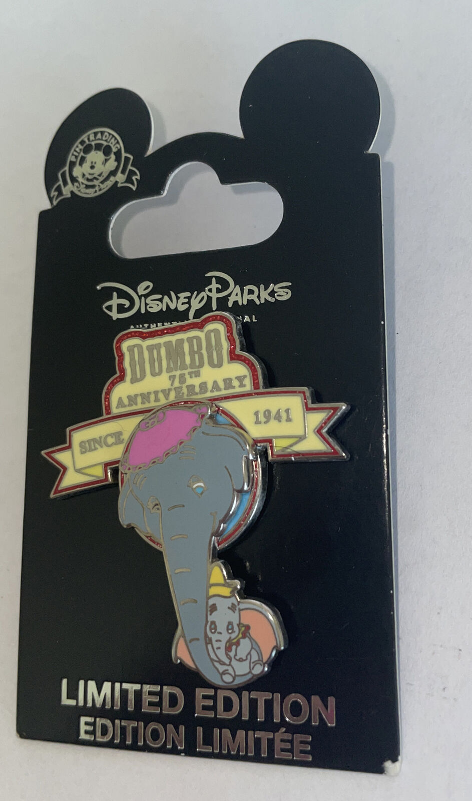 Disney Pin Dumbo Mrs Jumbo 75th Anniversary Rocking Trunk 1941 Le 2000 ...