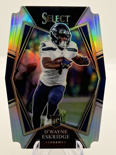 2021 Panini Select D’Wayne Eskridge #160 Premier Level Silver Die Cut ...