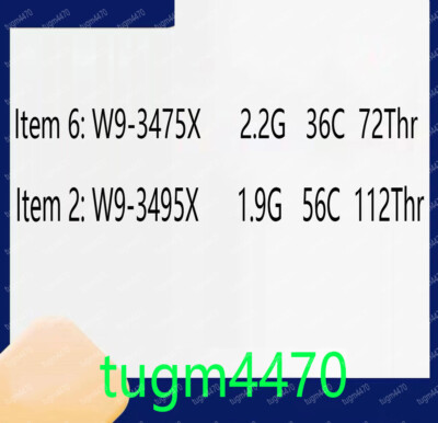 Intel Xeon W9-3475 or W9-3495X Sapphire Rapids Desktop CPU Processors ...