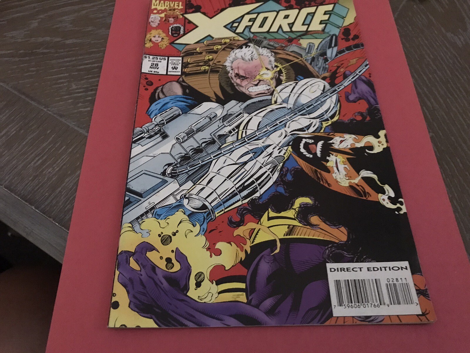 X-Force #28 Direct Edition Nov. 1993 The Axe Fails Marvel Comics BONUS ...