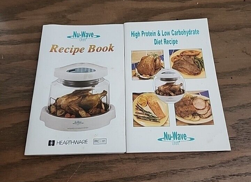 NuWave Pro Infrared Oven 2 Cookbooks Low Carb Recipes Books Only | eBay
