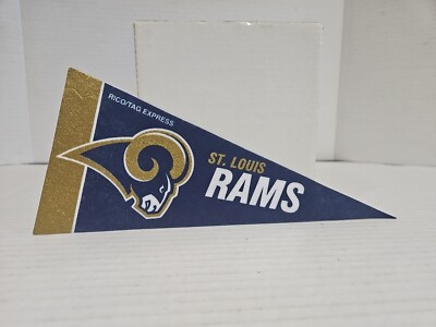 St. Louis Rams NFL Football Mini Pennant 9"x4” Felt Banner Flag | eBay